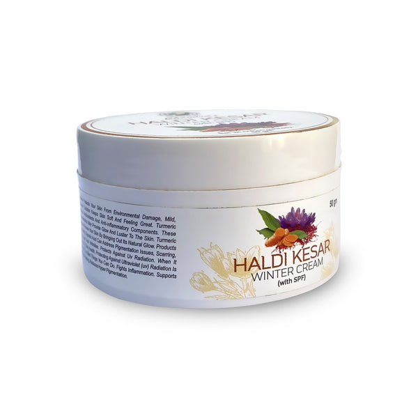 Haldi Kesar Winter Cream with SPF | Herbal Winter Cream for Face ...